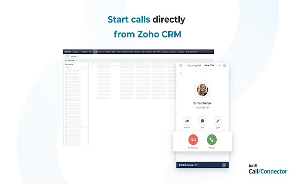 ion8 Zoho Call Connector for Google Chrome - Extension Download