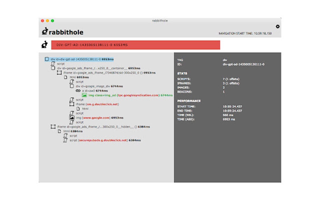 rabbithole Google Chrome 용 - 확장 프로그램 다운로드