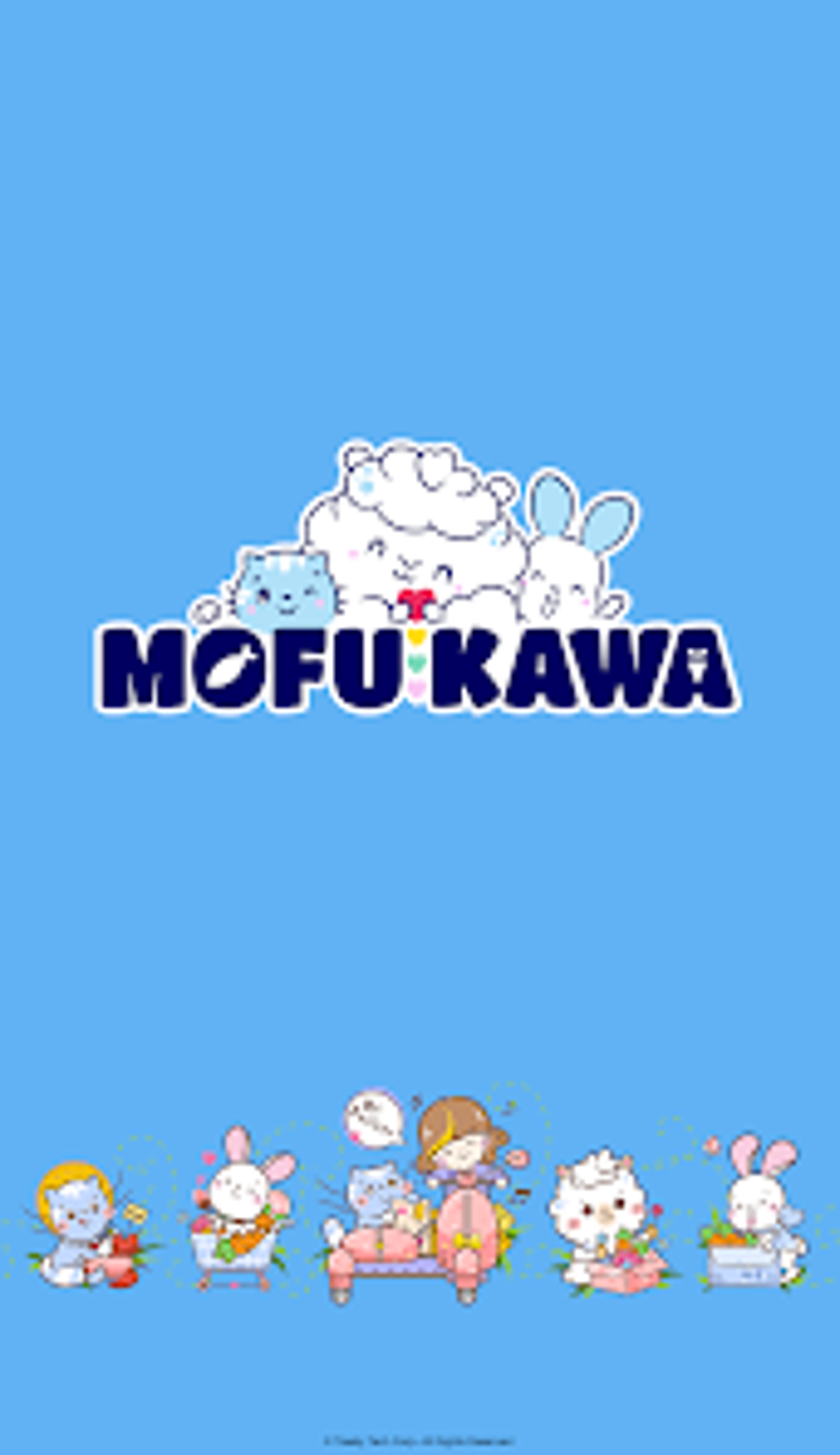 Android 용 Cute Cat Bunny Girl Sticker - 다운로드