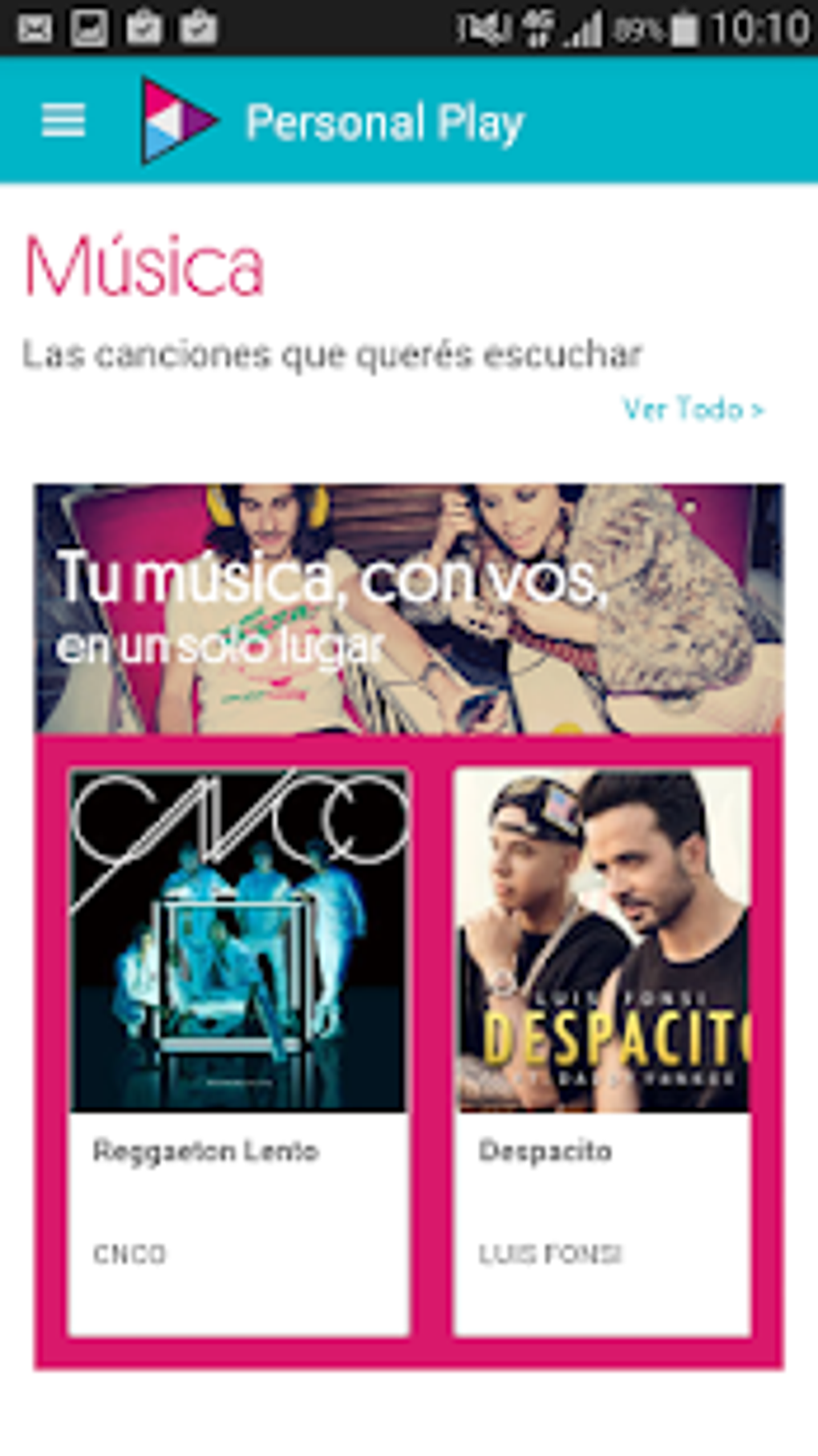 Personal Play para Android - Descargar