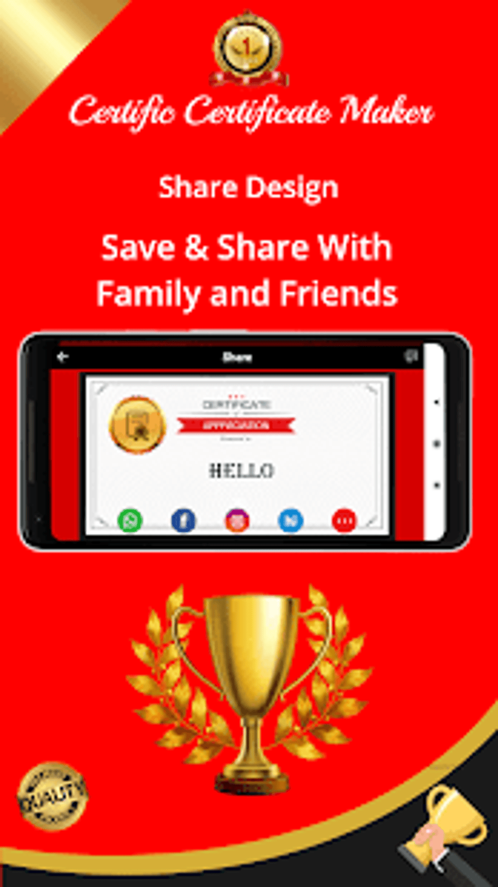 Certific Certificate Maker With Photo Signature APK for Android - Download