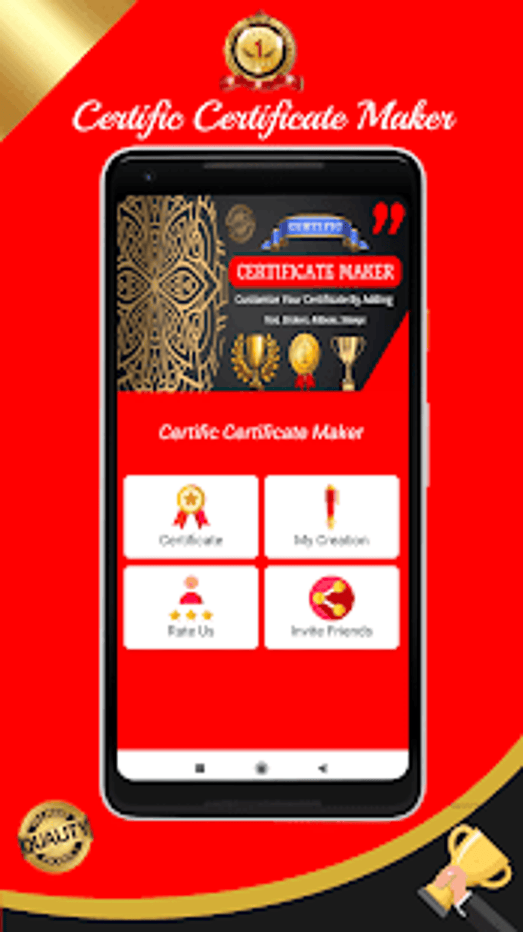 Certific Certificate Maker With Photo Signature APK for Android - Download