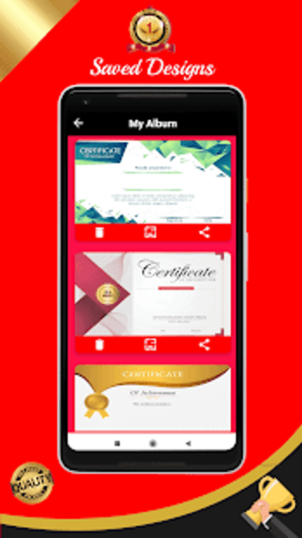 Certific Certificate Maker With Photo Signature APK for Android - Download