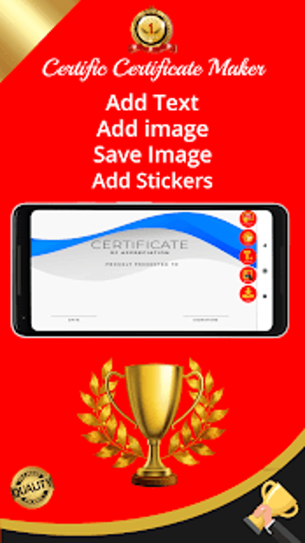 Certific Certificate Maker With Photo Signature APK for Android - Download
