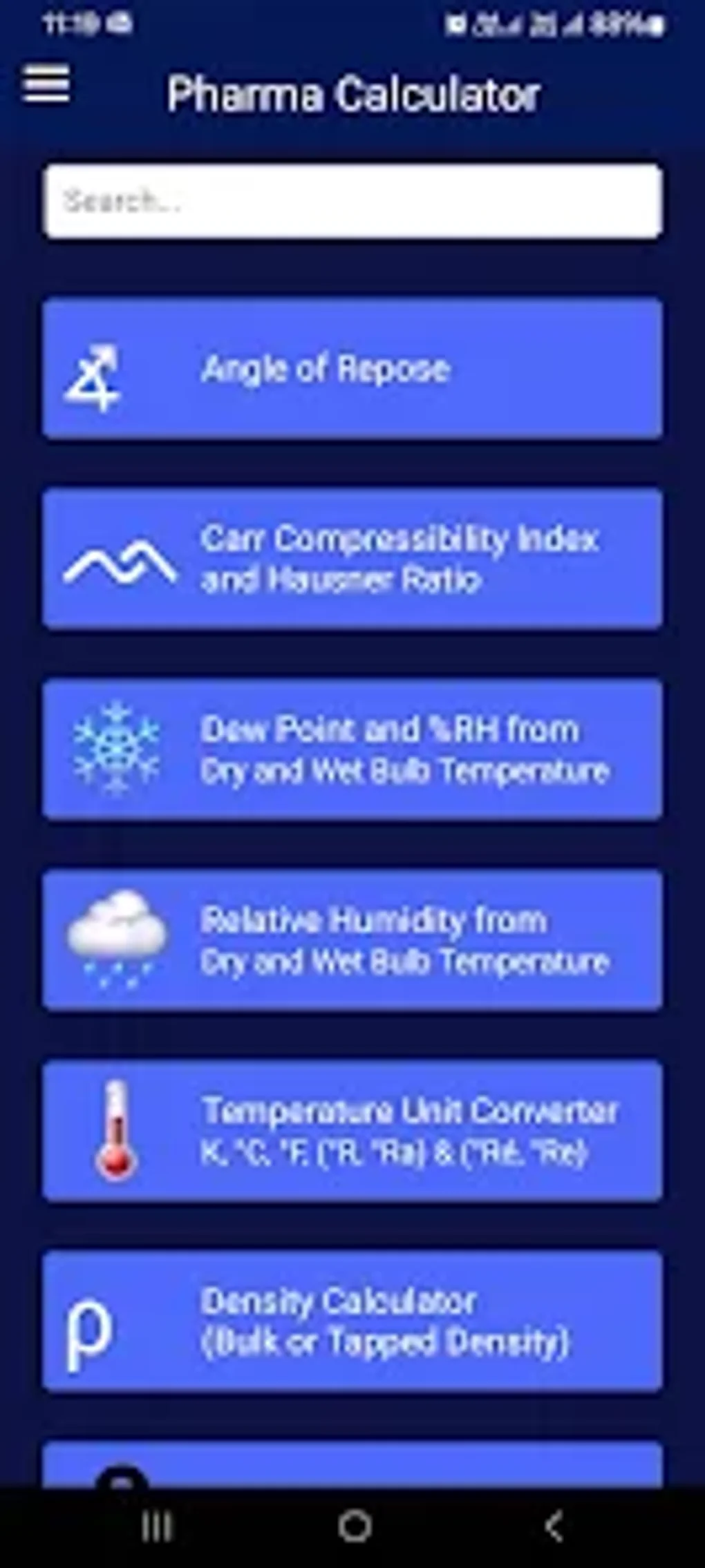 Pharma Calculator cho Android - Tải về
