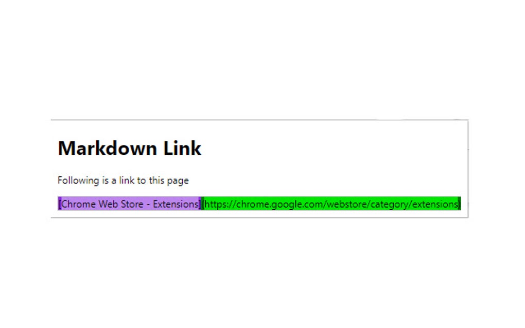 Markdown Link per Google Chrome - Estensione Download