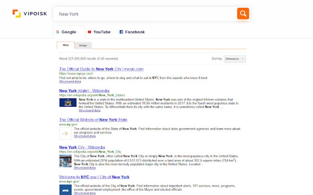 VIPSearch for Google Chrome - Extension Download