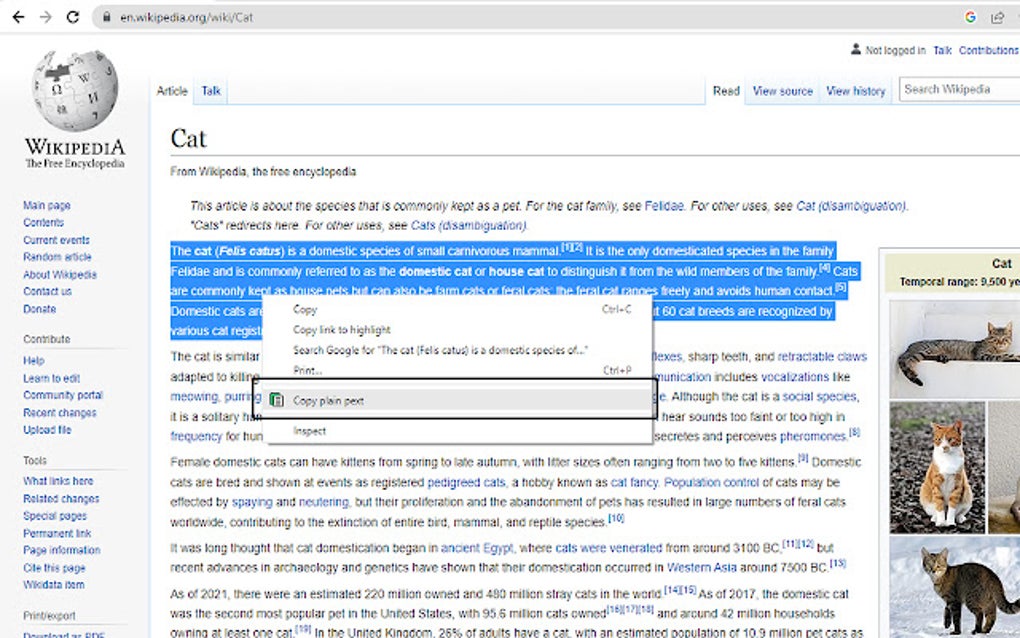 Allow Copy Plain Text F r Google Chrome Erweiterung Download