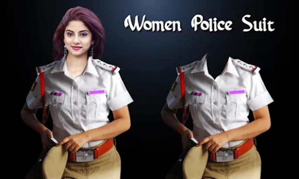 Police Photo Suit Girl Photo for Android - Download
