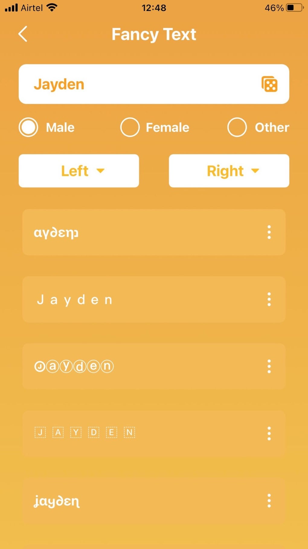 Cool Fonts Nickname Generator for iPhone - Download