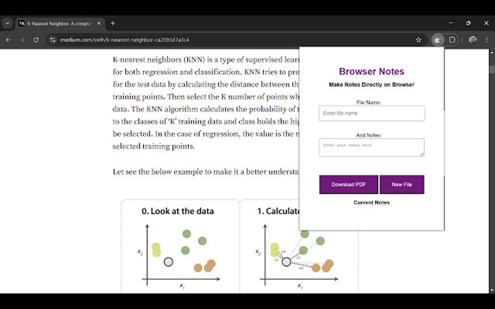 Browser Notes สำหรับ Google Chrome - ส่วนขยาย ดาวน์โหลด