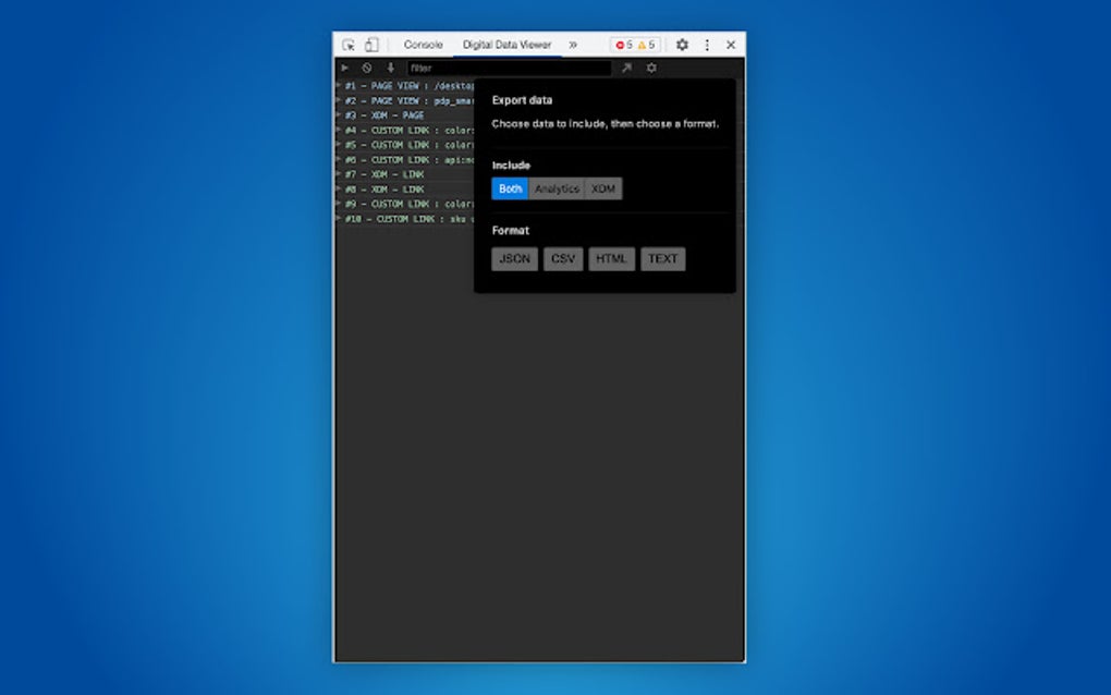 Digital Data Viewer (DDV) pour Google Chrome - Extension Télécharger