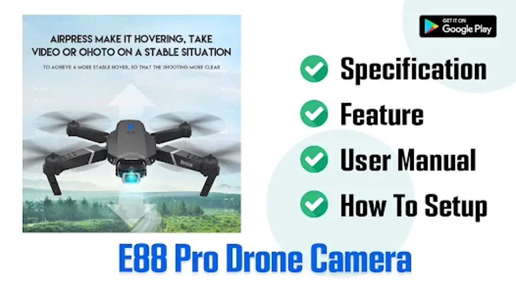 Android 용 e88 Pro Drone Camera App Guide - 다운로드