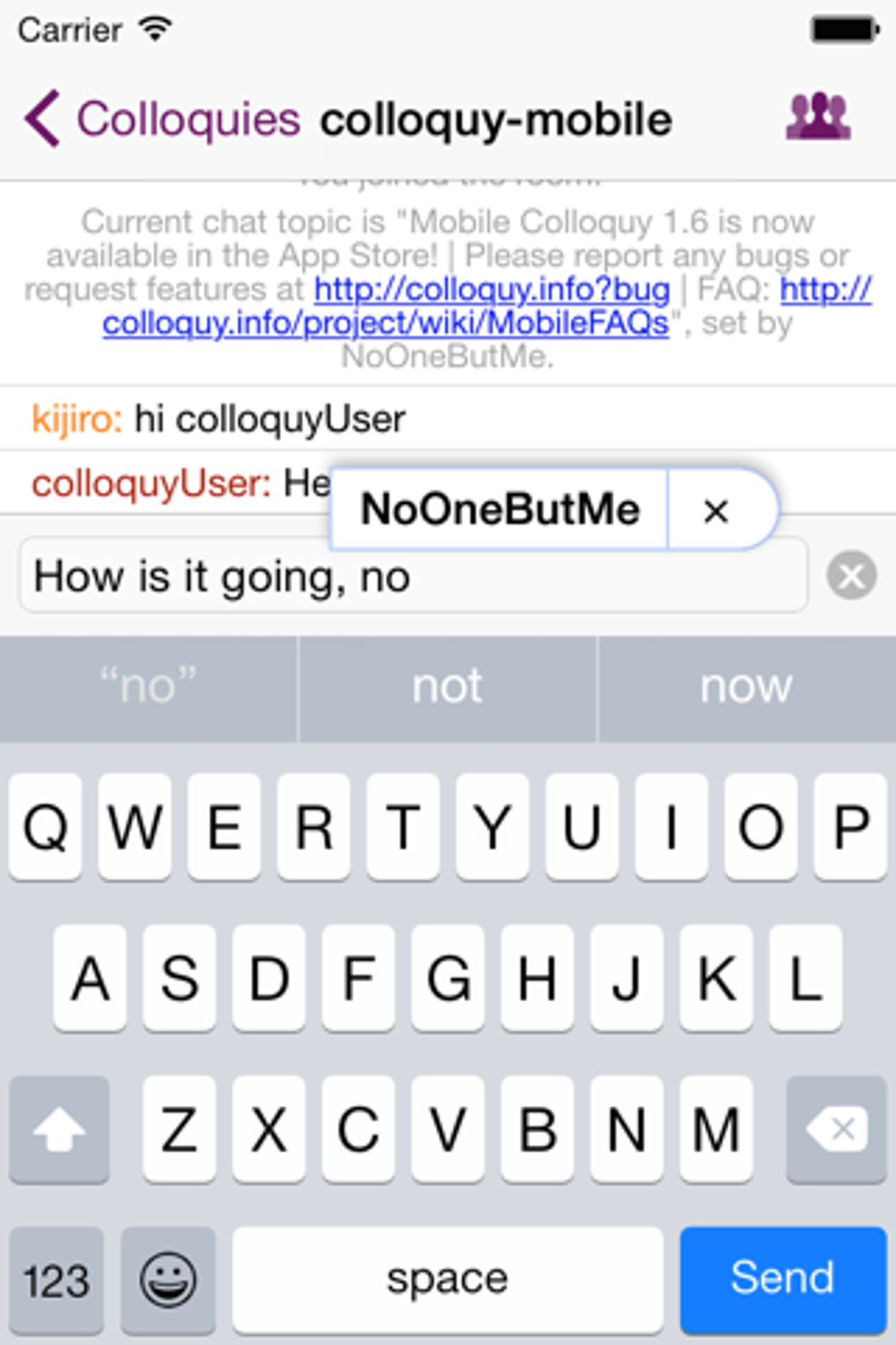 Colloquy - IRC Client para iPhone - Descargar