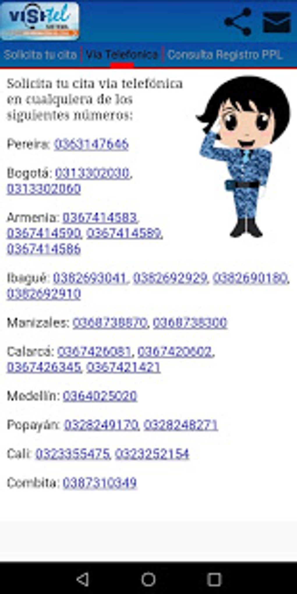 Visitel INPEC para Android - Descargar