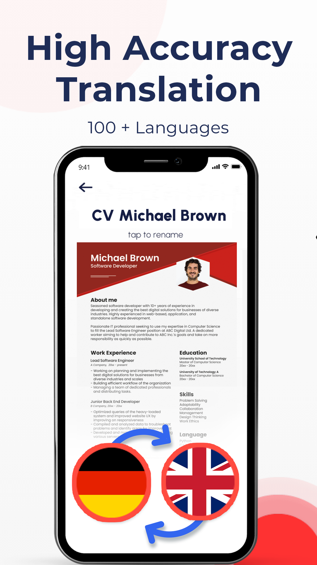 iPhone 용 PDF Translator Pro - 다운로드