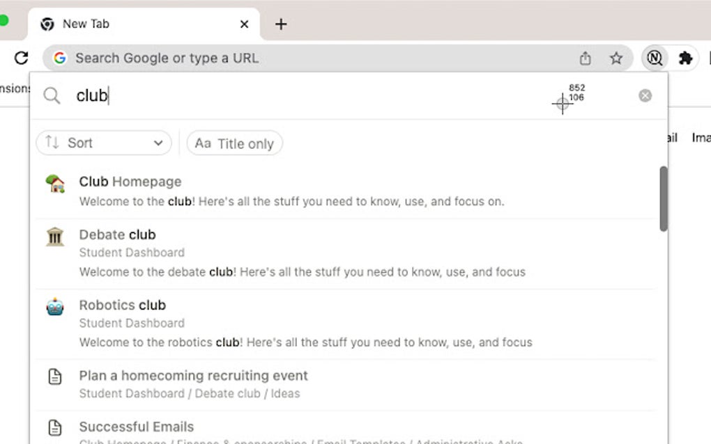 Notion Search for Google Chrome - Extension Download