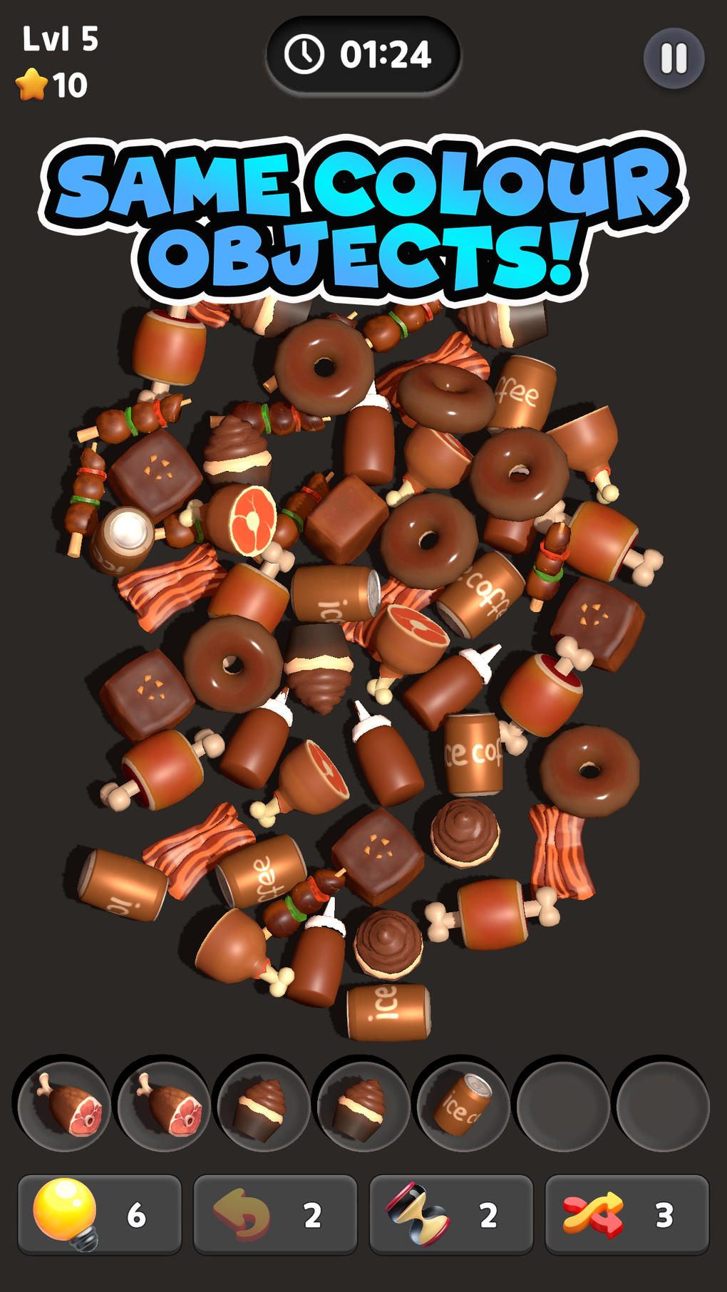 Food Match 3D: Tile Puzzle para iPhone - Descargar