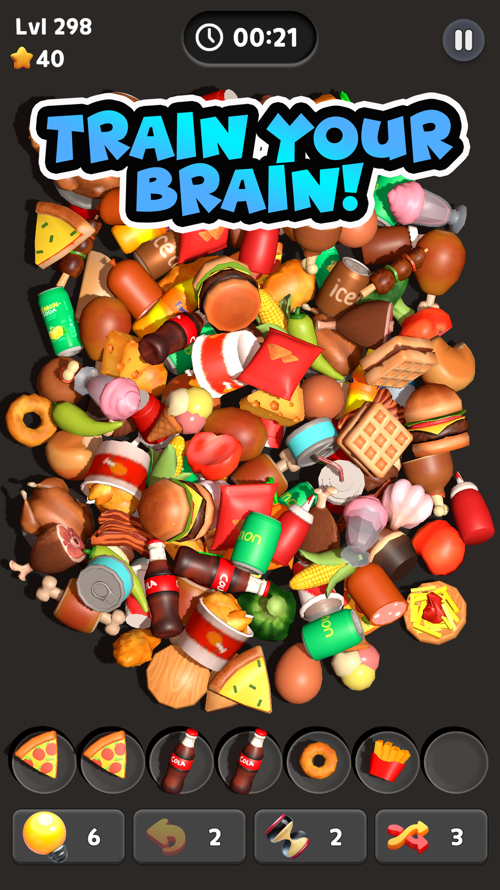 Food Match 3D: Tile Puzzle para iPhone - Descargar