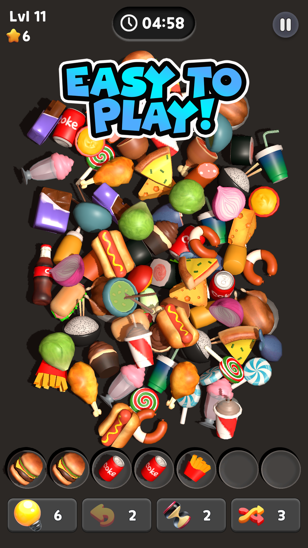 Food Match 3D: Tile Puzzle para iPhone - Descargar