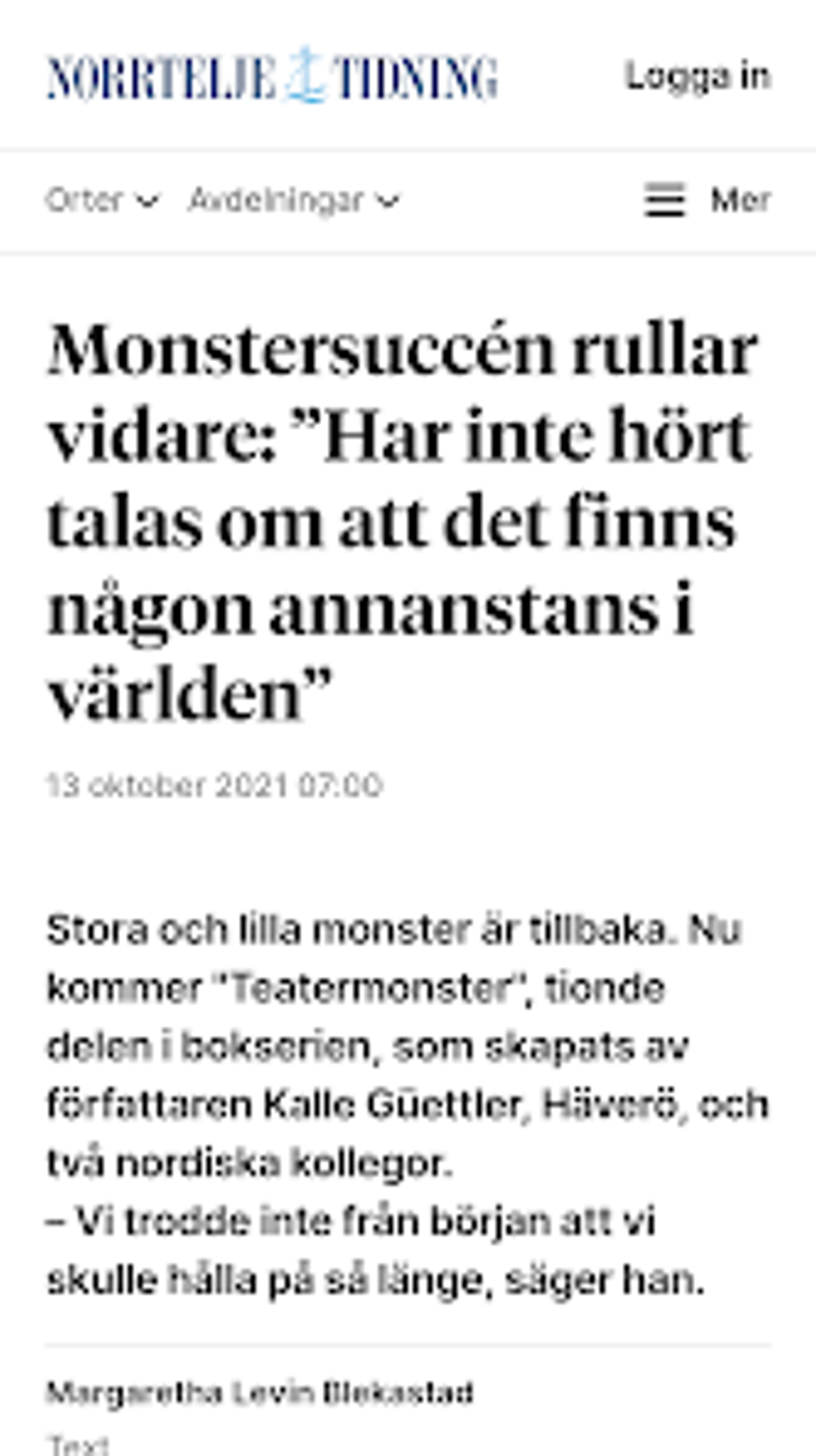 Norrtelje Tidning for Android - Download