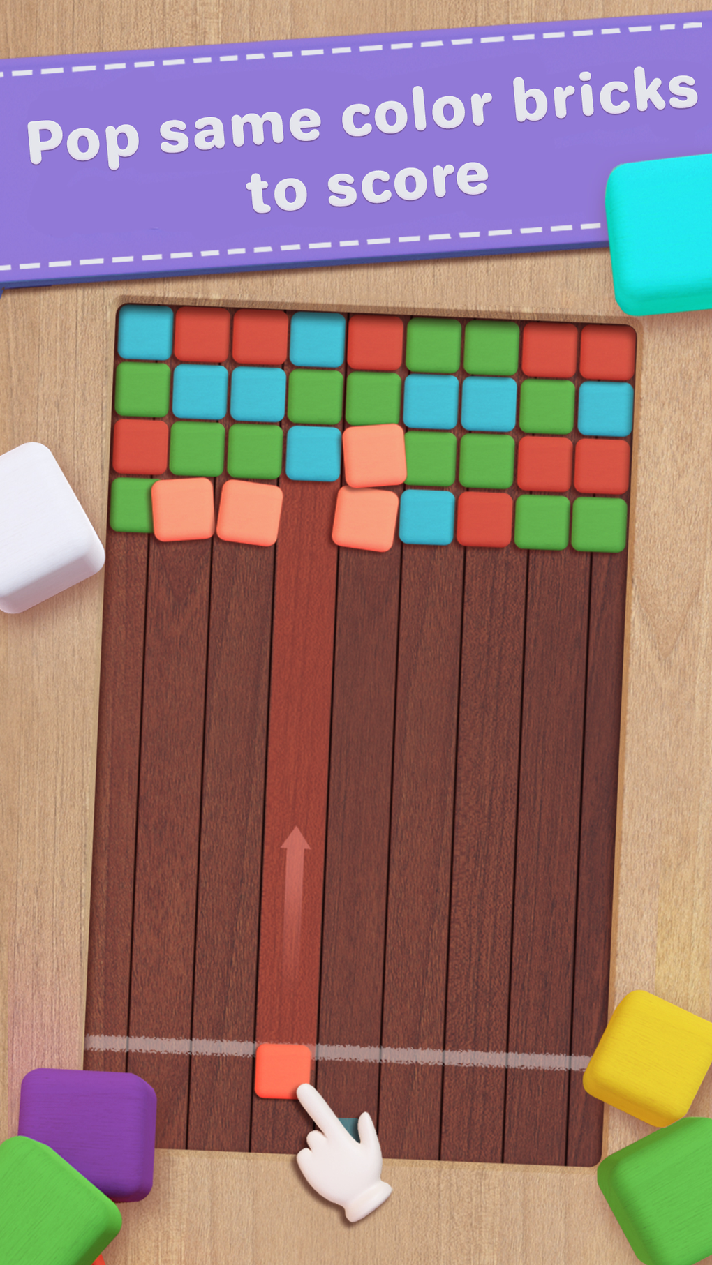 Woody Pop: Color Brick Breaker for iPhone - Download