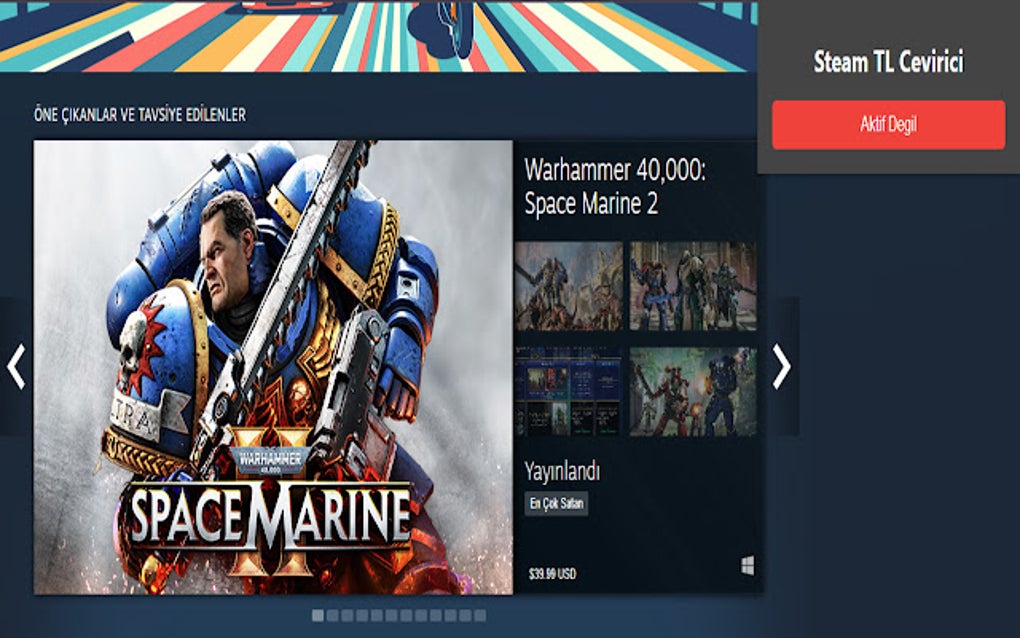 Steam Fiyat Çevirici Google Chrome 용 - 확장 프로그램 다운로드