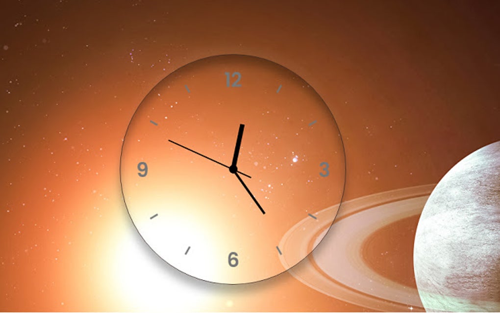 Space clock for Google Chrome - Extension Download