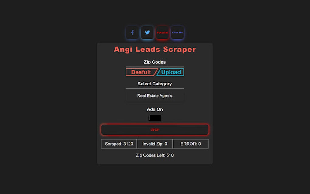 LT Angi Scraper for Google Chrome - Extension Download