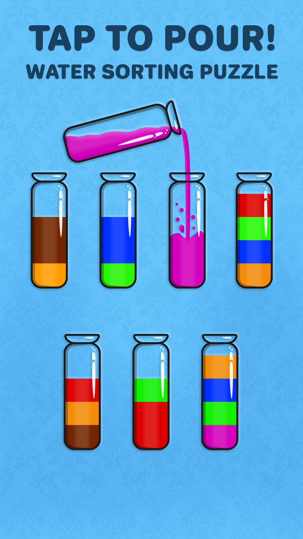 Color Water Sort 3d - Sort It para iPhone - Descargar