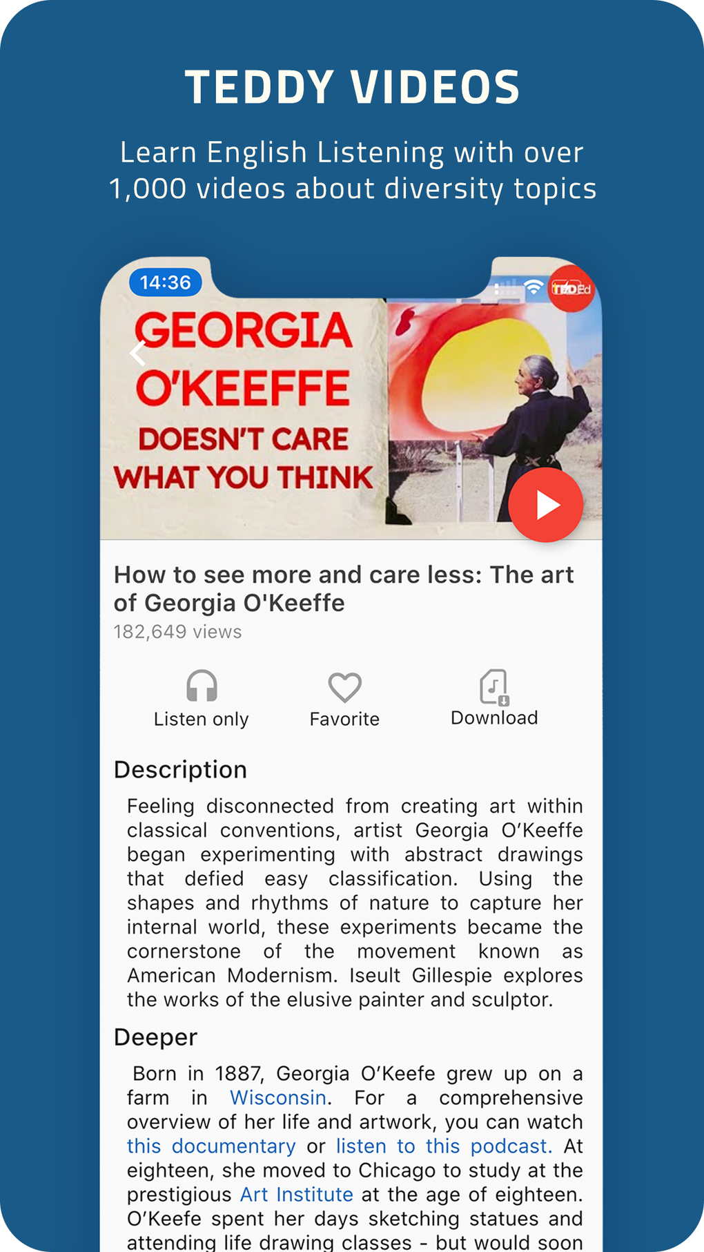 English Listening with Teddy per iPhone - Download