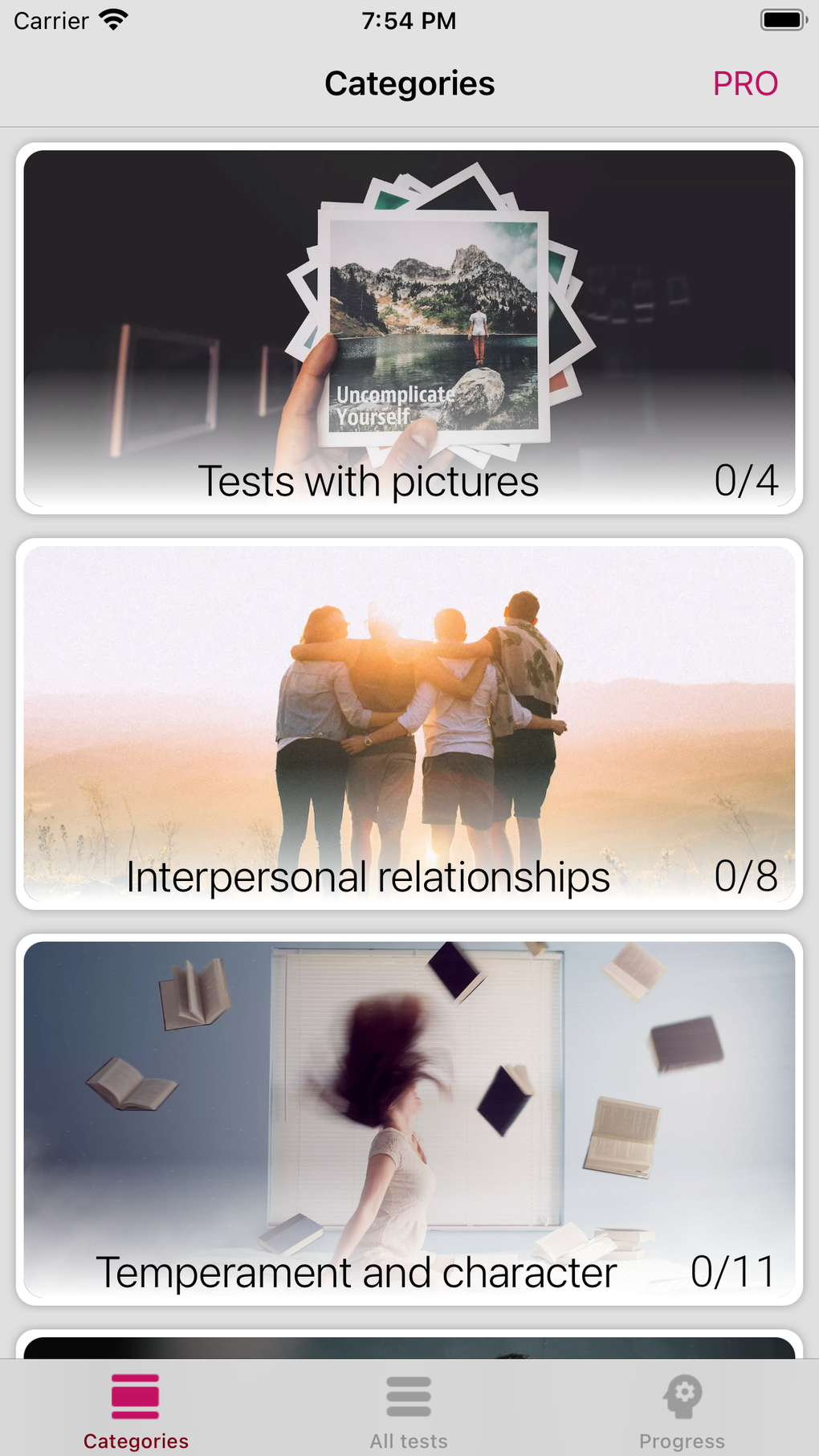 40 Psychological Tests for iPhone - Download