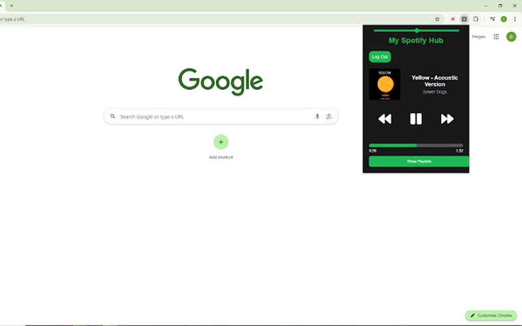 Spotify player for Google Chrome - Extension Download