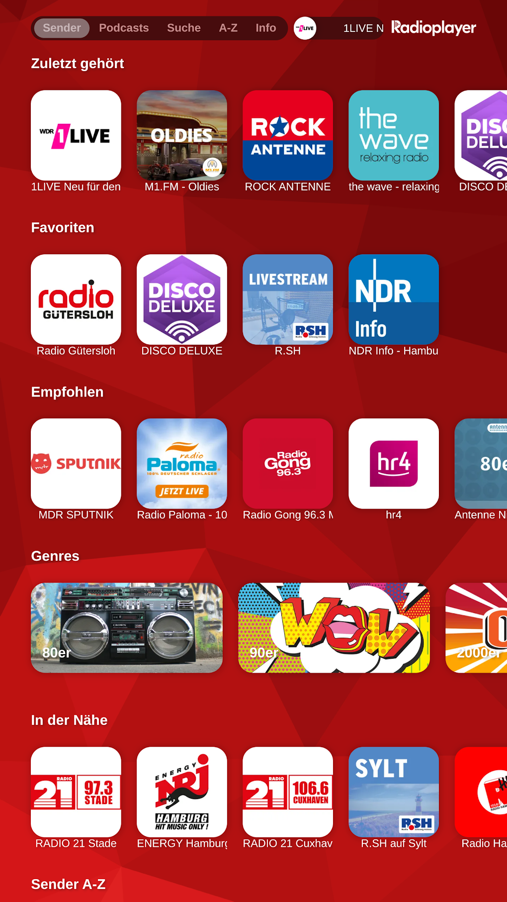 Radioplayer für Android - Download