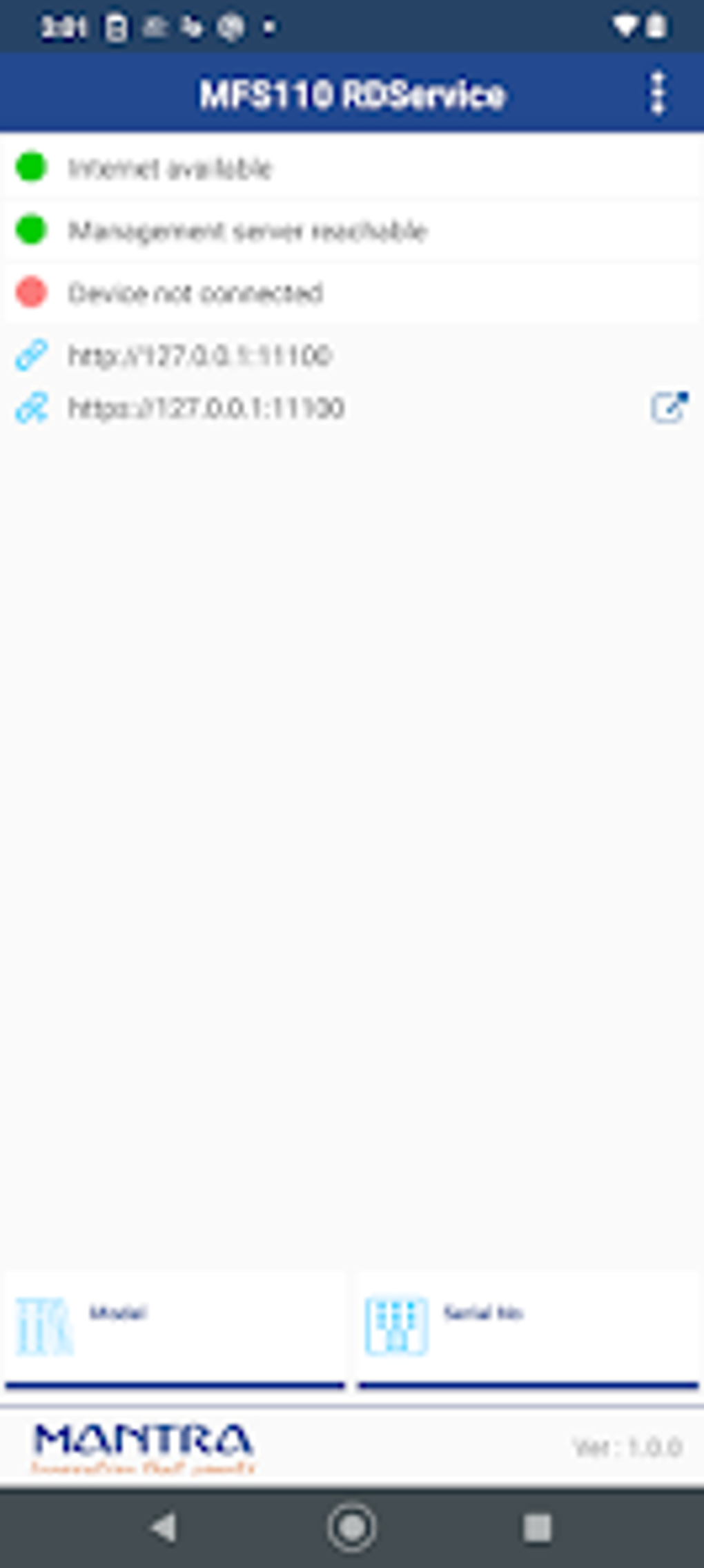 MFS110 L1 RDService for Android - Download