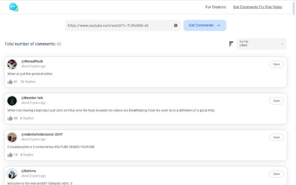 Sort Youtube Comments para Google Chrome - Extensión Descargar