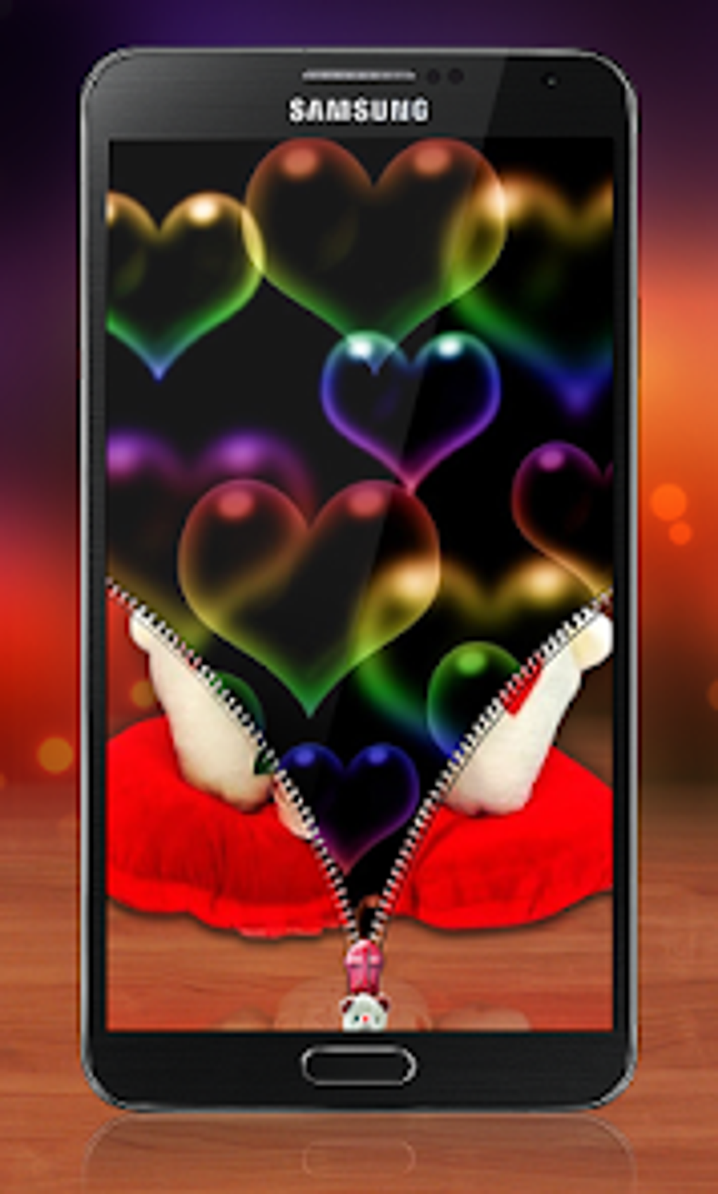 Teddy Bear Zipper Lock for Android - Download