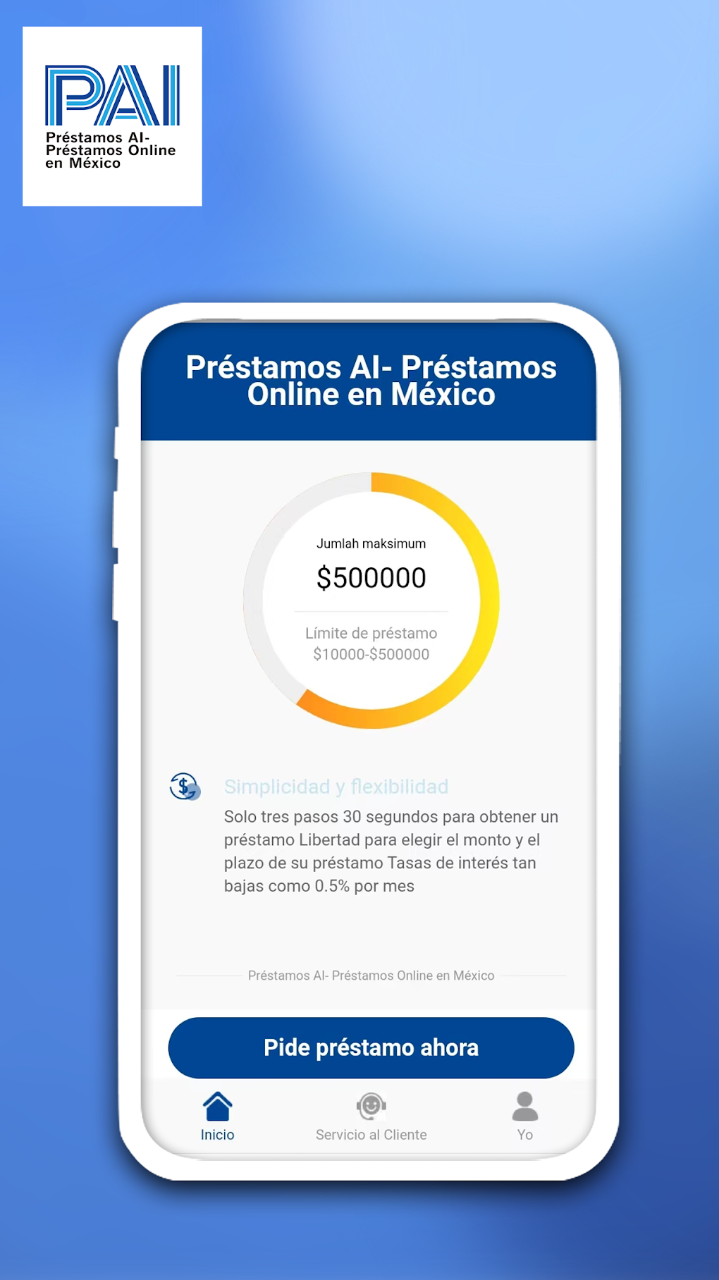 México PAI Online Préstamos for Android - Download