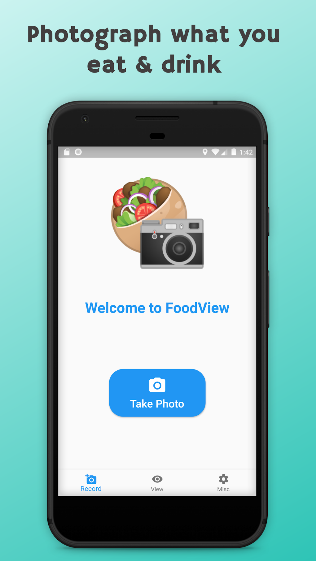 FoodView: Easy food diary para Android - Descargar