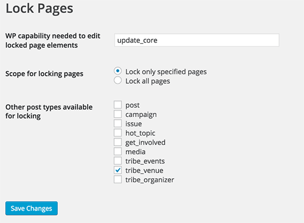 Lock Pages for WordPress - Download