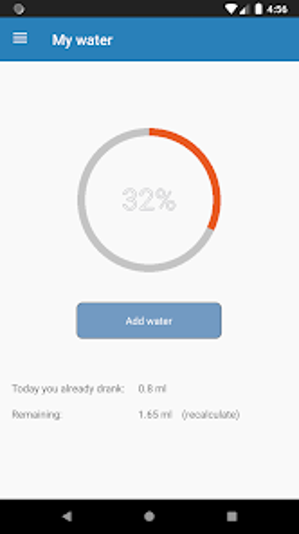 Water reminder para Android - Descargar