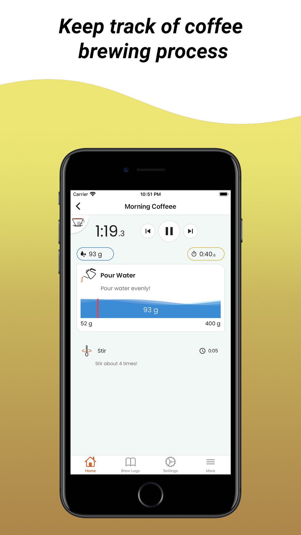Brew Timer : Make Great Coffee for iPhone - Download