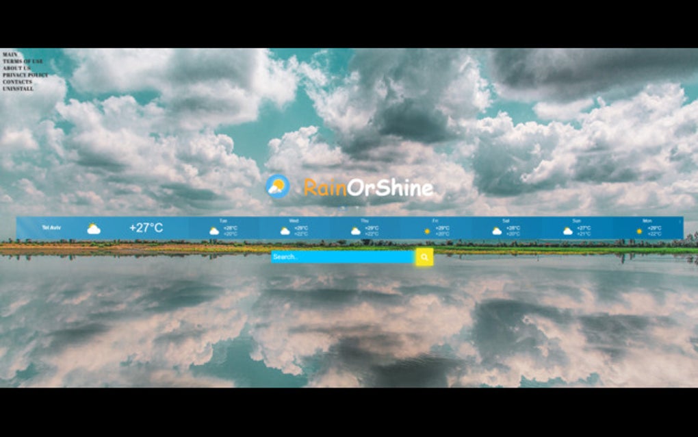 Rain or Shine Google Chrome 용 - 확장 프로그램 다운로드