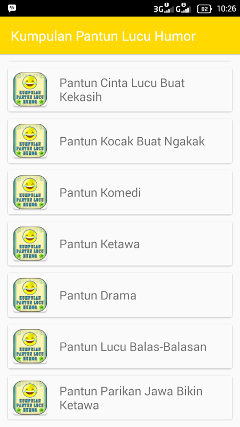 Kumpulan Pantun Lucu Humor APK para Android - Download