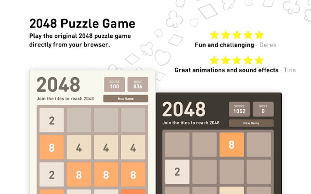 2048 Game for Google Chrome - 拡張機能 無料・ダウンロード