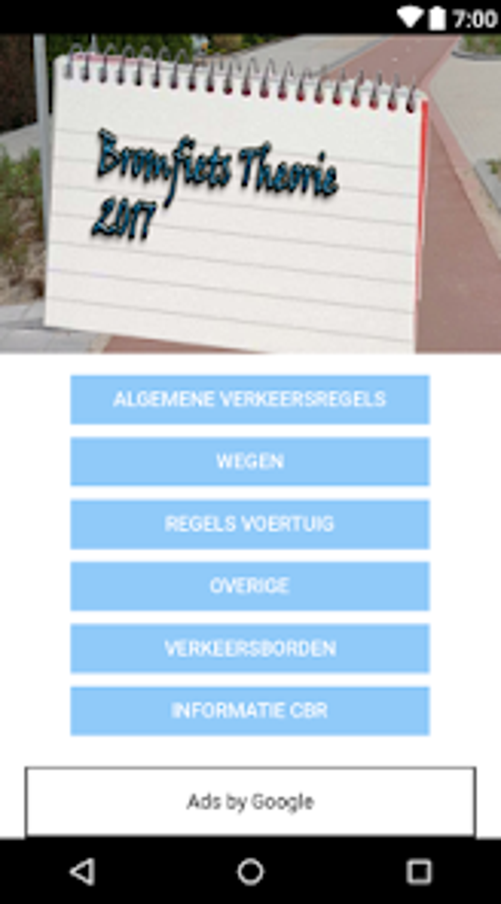 Bromfiets Theorie 2017 for Android - Download