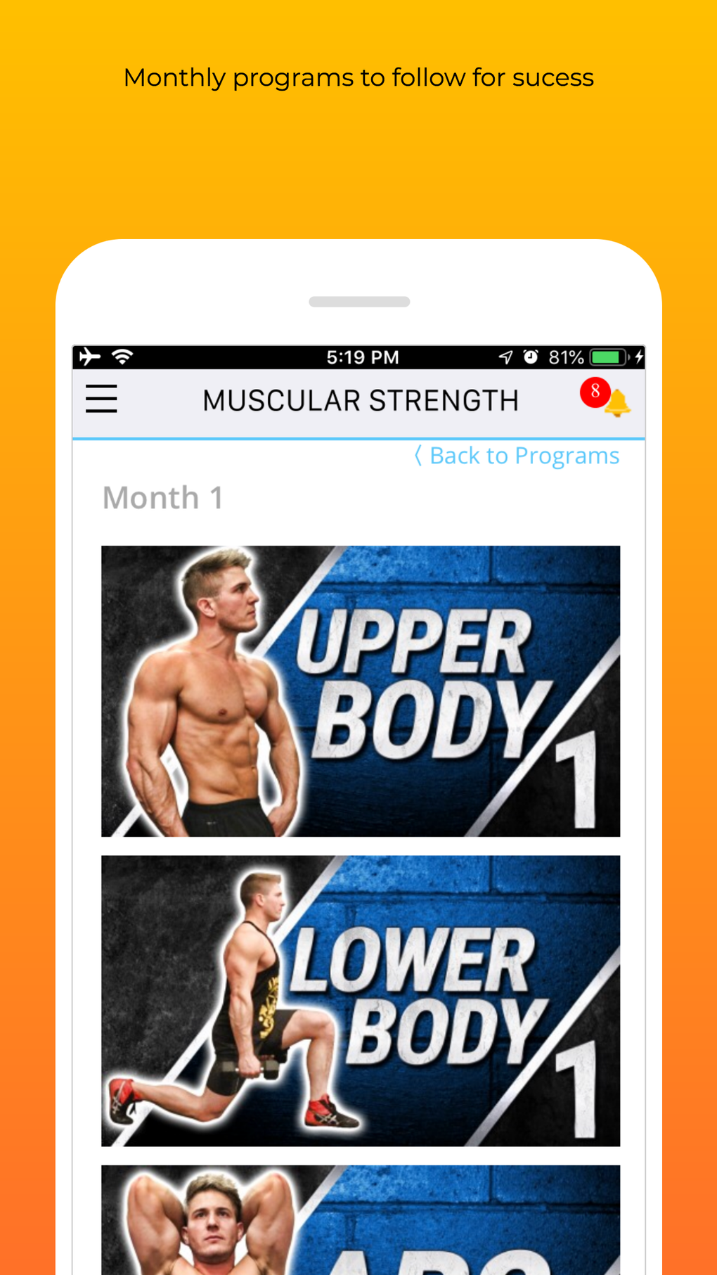 Muscular Strength App pour iPhone - Télécharger