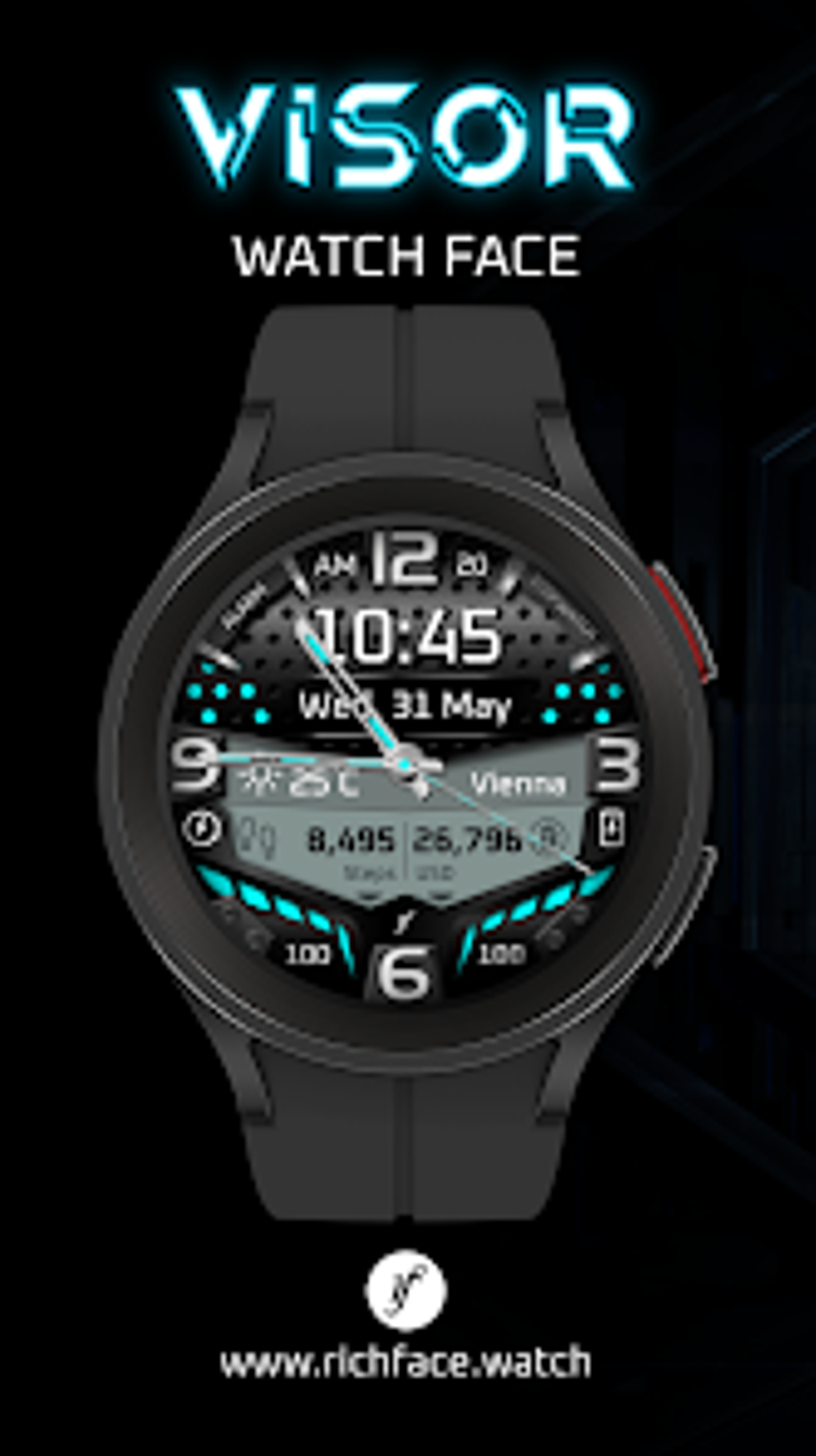 Visor Watch Face para Android - Descargar