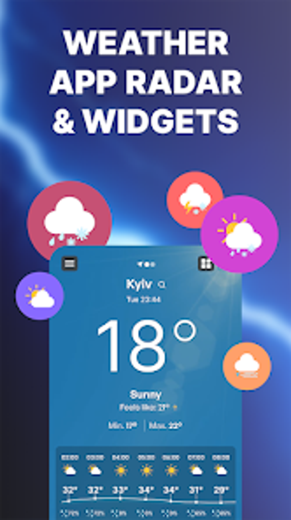 Weather App - Radar Widget for Android - Download