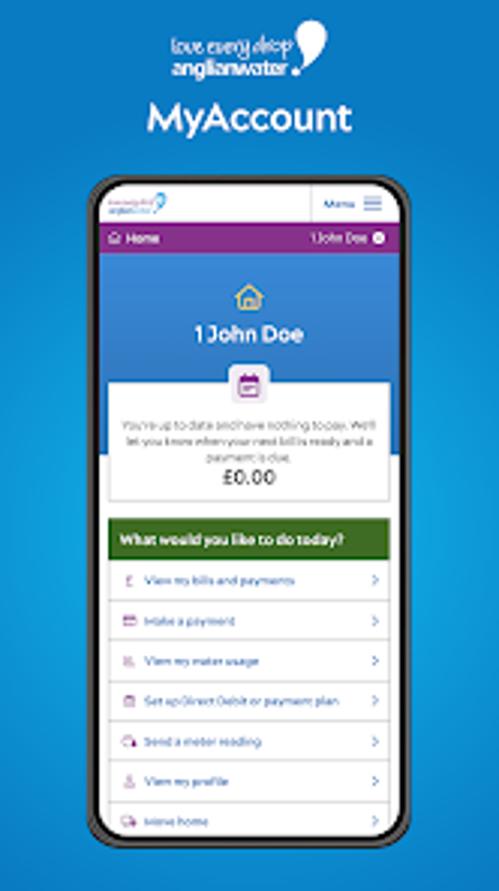 Anglian Water MyAccount for Android - Download
